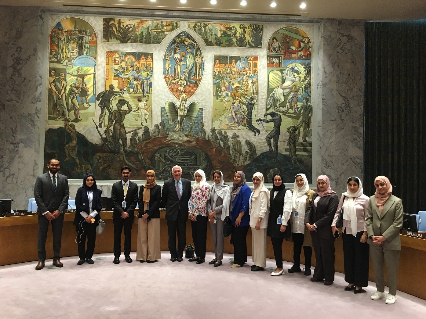 United Nations Security Council Painting